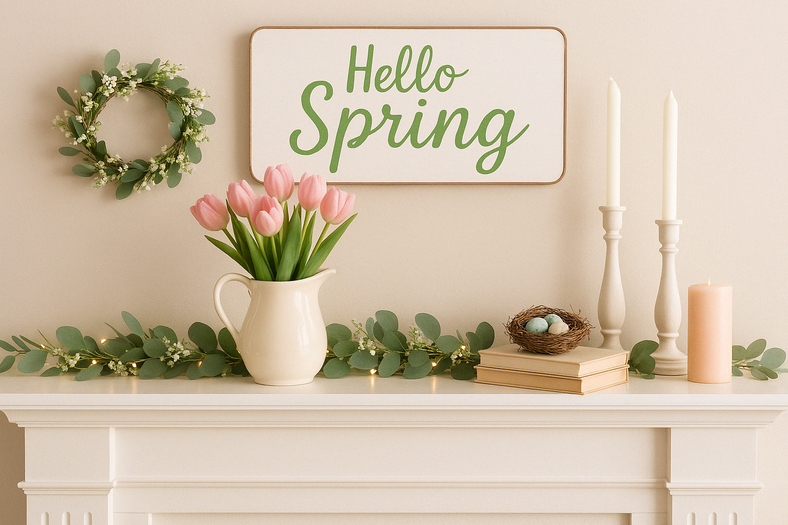 10 Spring Mantle Decor Ideas to Refresh Your Home - Decormingle