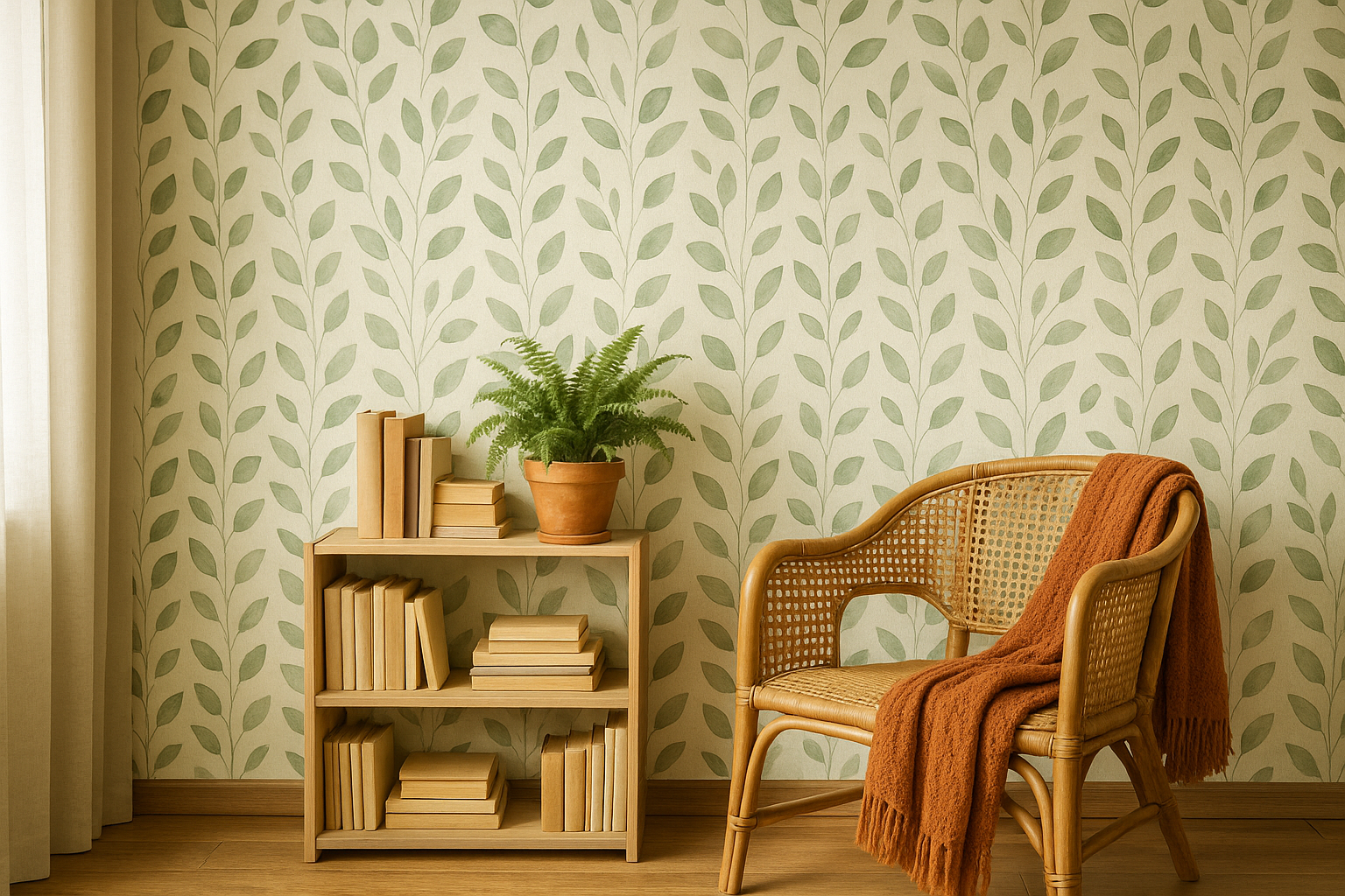 5 Fall Wallpaper Ideas You Can DIY for Gorgeous Accent Walls - Decormingle
